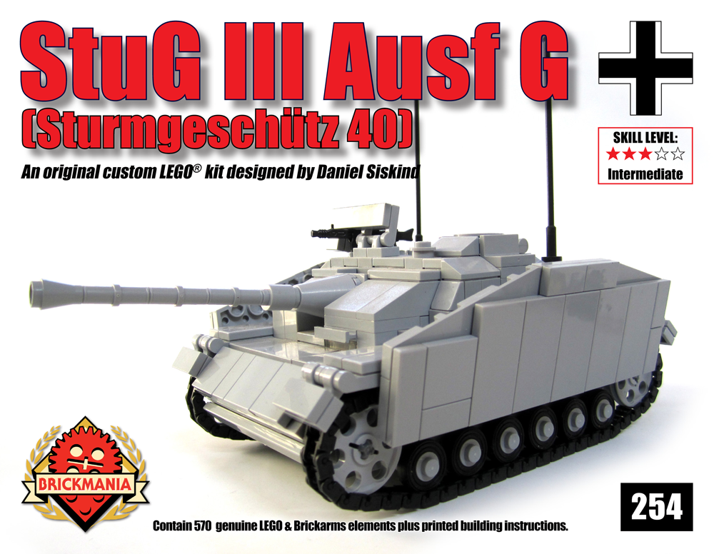 StuG III Ausf G (Sturmgeschütz 40) Ministry-Of-Arms - LEGO Custom Made ...